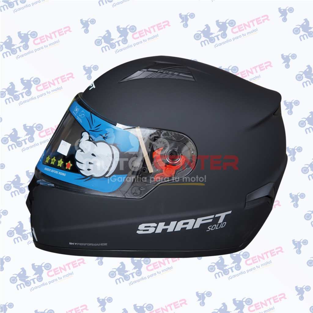 Casco 581 EVO Negro Mate - Shaft Cerrado - 27680 - MOTOCENTER GARKA